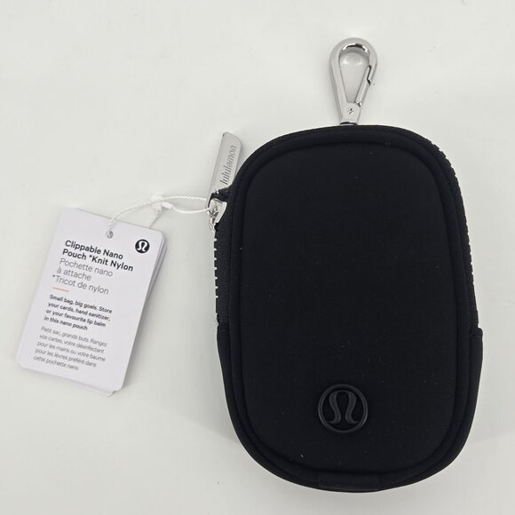 lululemon athletica | Accessories | Nwt Lululemon Clippable Nano Pouch ...